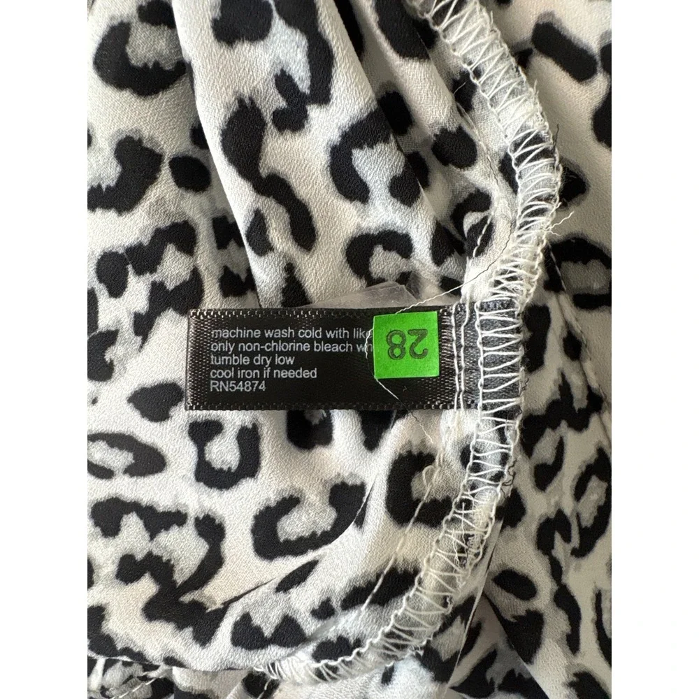 The Limited | Tops | The Limited Womens Leopard Print Button Down Shirt ...